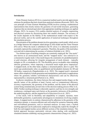 A Comparison of Free and Mapped Meshes for Static Structural Analysis.pdf