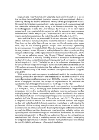 A Comparison of Free and Mapped Meshes for Static Structural Analysis.pdf