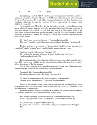 A Comparison Of Freshman And Sophomore EFL Students Written Performance Through A Referential ...