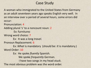 A comparison of german and english – | PPT