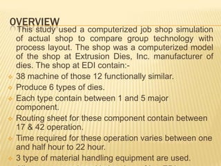A Comparison Of Group Technology & Process Layout (3) | PPTX