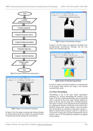 A comparison of image segmentation techniques, otsu and watershed for x ...