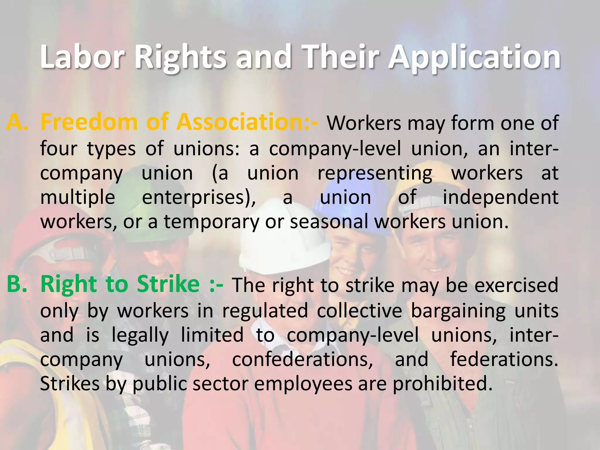 A comparison of indian & chilean labor laws | PPTX