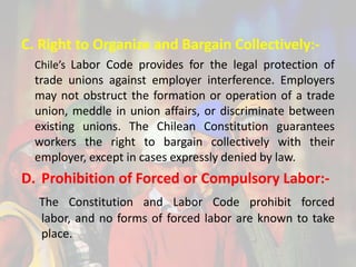 A comparison of indian & chilean labor laws | PPTX