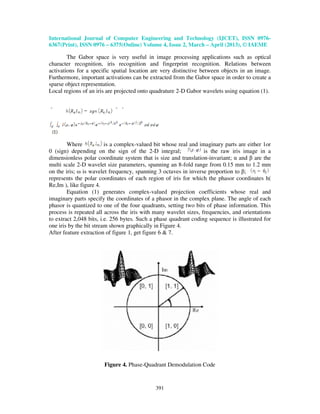 A comparison of multiple wavelet algorithms for iris recognition 2 | PDF