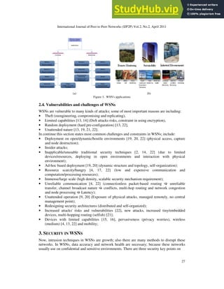 A Comparison Of Physical Attacks On Wireless Sensor Networks | PDF