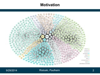 A Comparison of Propositionalization Strategies for Creating Features from Linked Open Data | PPT