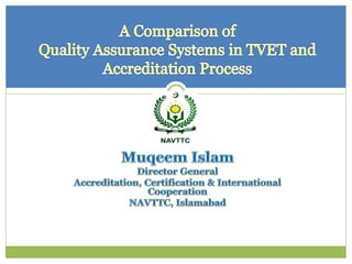 A Comparison of Quality Assurance Systems in TVET and Accreditation ...