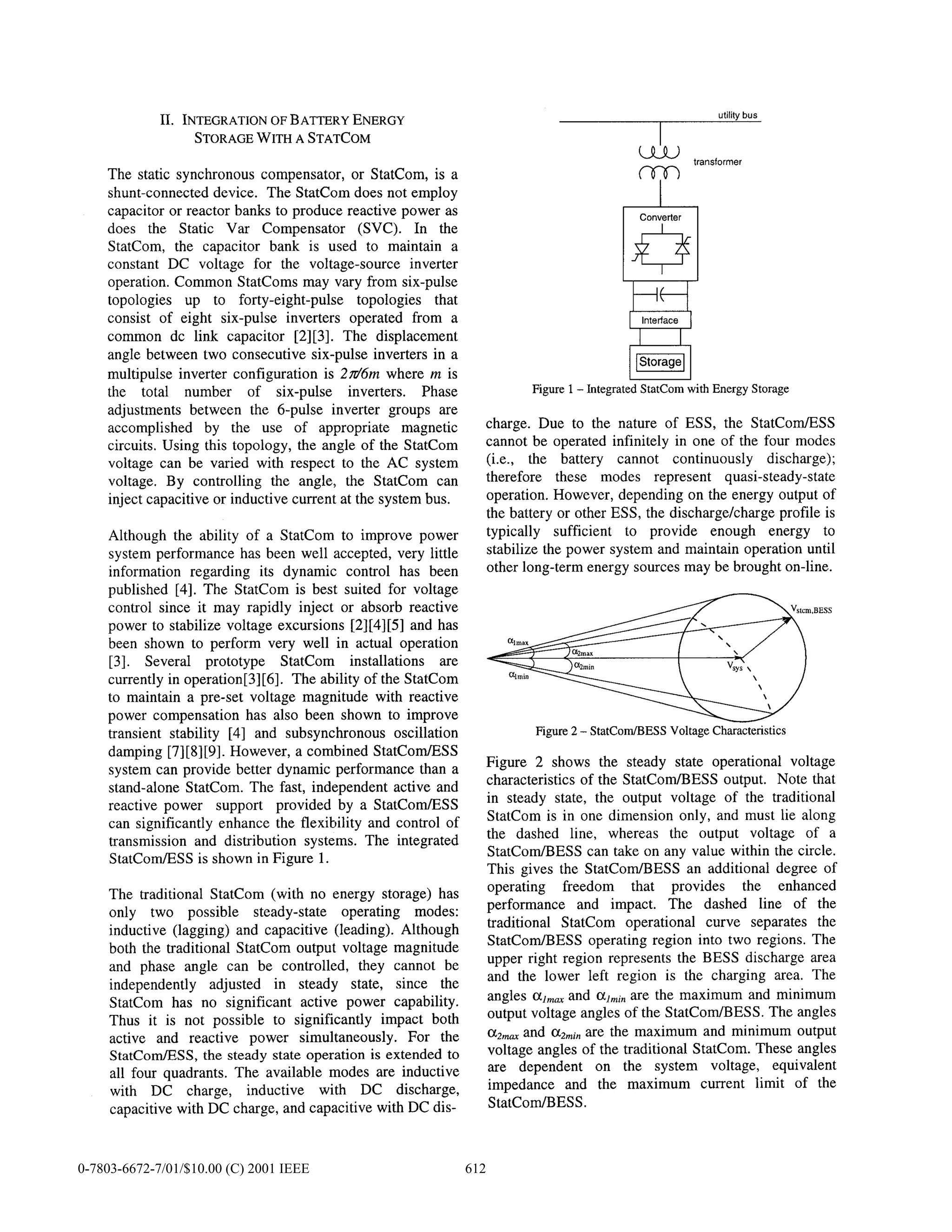 A comparison of the dynamic performance of FACTS with energy storage to ...