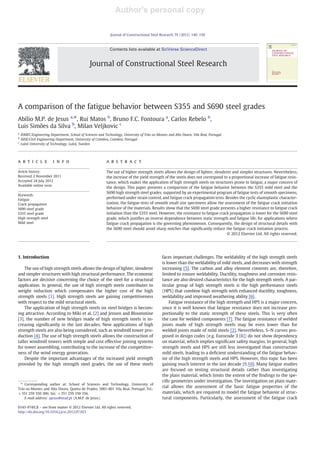 A comparison of the fatigue behavior between S355 and S690 steel grades.pdf