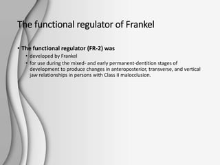 d Frankel appliances in the treatment oA comparison of the Herbst anf ...