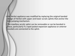 d Frankel appliances in the treatment oA comparison of the Herbst anf ...