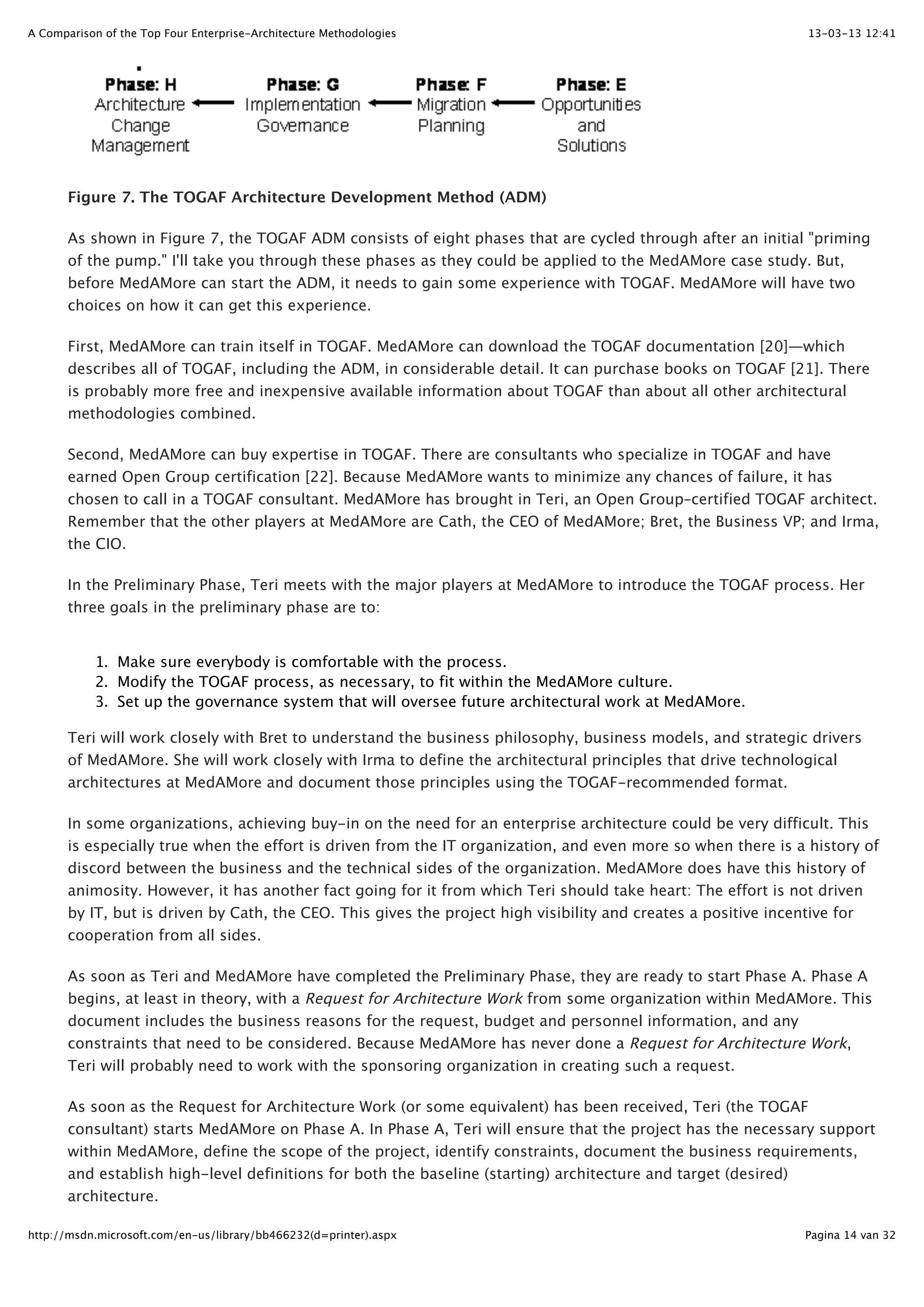 A comparison of the top four enterprise architecture methodologies | PDF