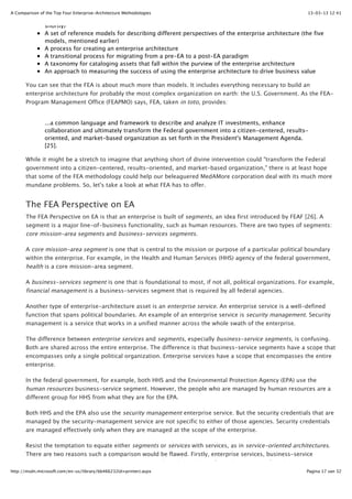 A comparison of the top four enterprise architecture methodologies ...