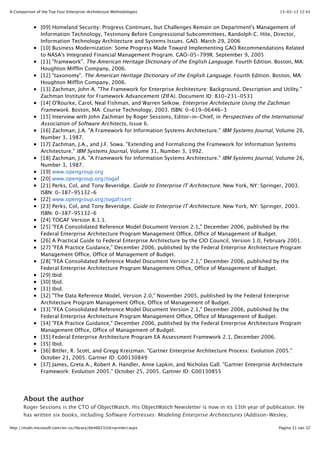 A comparison of the top four enterprise architecture methodologies | PDF