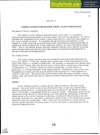 A Comparison Of Word Processed And Handwritten Essays From A ...