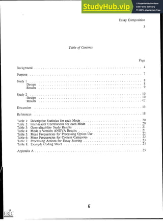 A Comparison Of Word Processed And Handwritten Essays From A ...