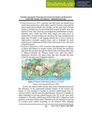 A Comparison Study Between The Suez Canal And The Panama Canal On The ...