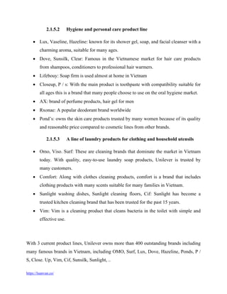 A comparison the business strategy of unilever and procter&gamble in ...