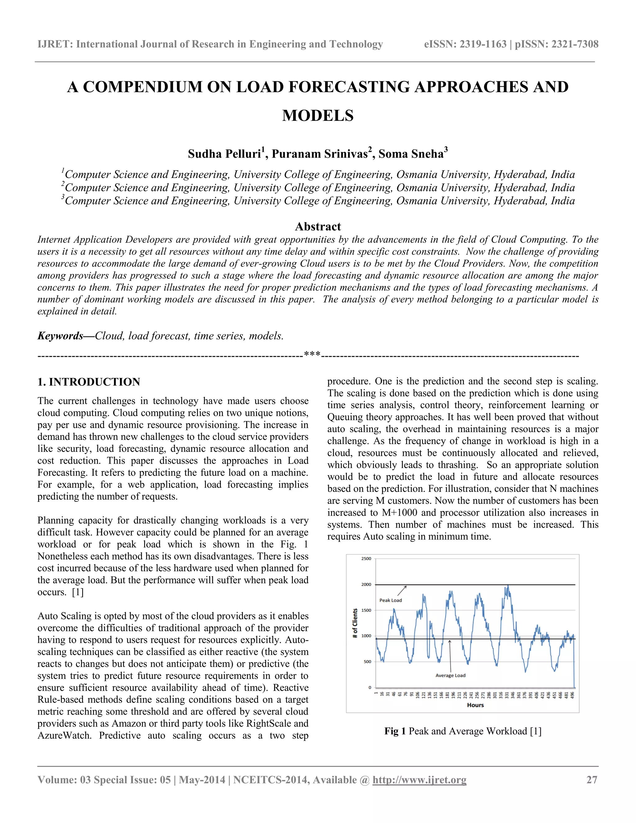 A compendium on load forecasting approaches and models | PDF | Cloud Computing | Internet