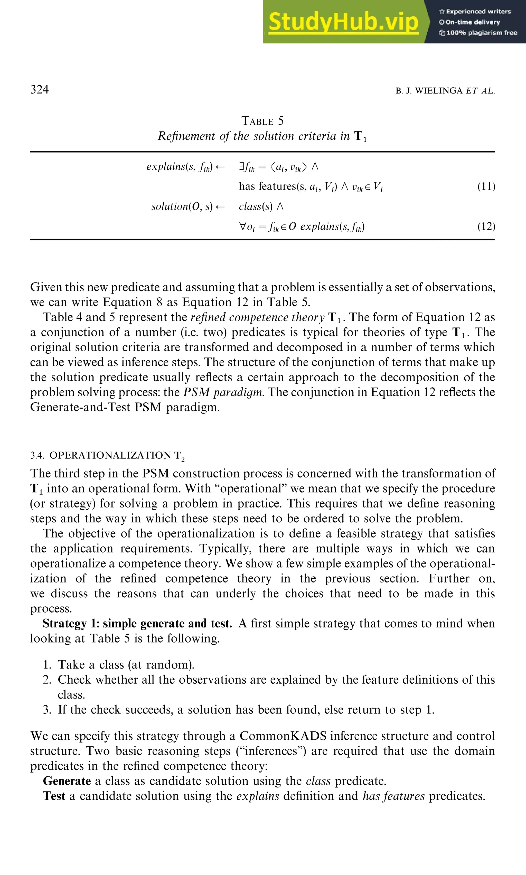 A Competence Theory Approach To Problem Solving Method Construction | PDF
