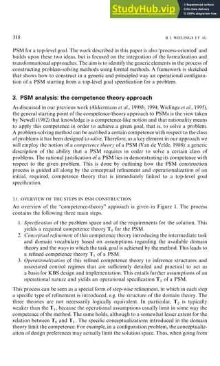 A Competence Theory Approach To Problem Solving Method Construction | PDF