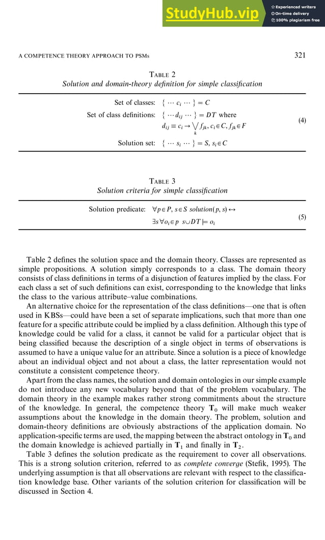 A Competence Theory Approach To Problem Solving Method Construction | PDF