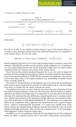 A Competence Theory Approach To Problem Solving Method Construction | PDF