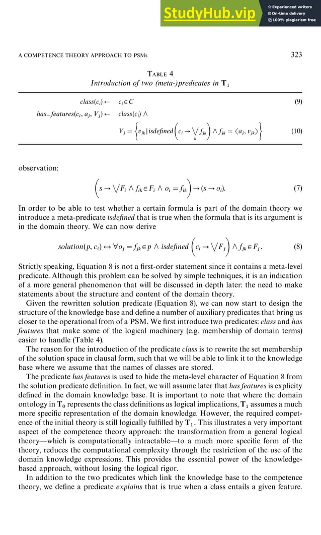 A Competence Theory Approach To Problem Solving Method Construction | PDF