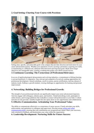 A Complete Career Advancement Guide for Achieving Your Goals | PDF