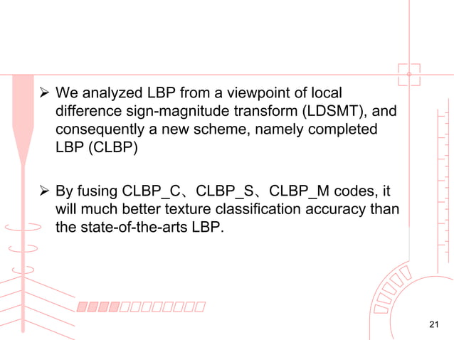 A completed modeling of local binary pattern operator | PPT A completed modeling of local binary pattern operator | PPT
