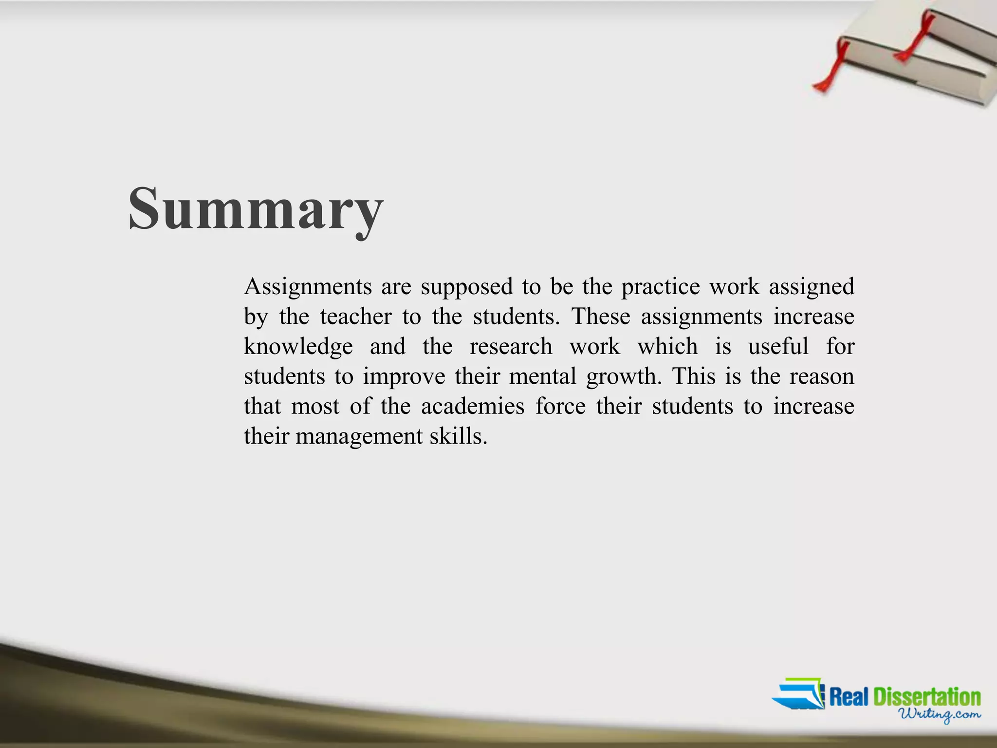 A complete Guide for Assignments | PPT