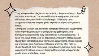 A Complete Guide for Java Assignment Help.pptx | Education