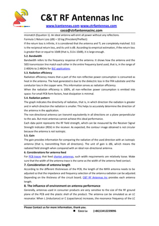 A complete guide for pcb 2.4G antenna design | PDF