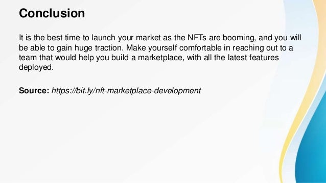 NFT Marketplace Development Solutions | Launch NFT Marketplace | PPTX
