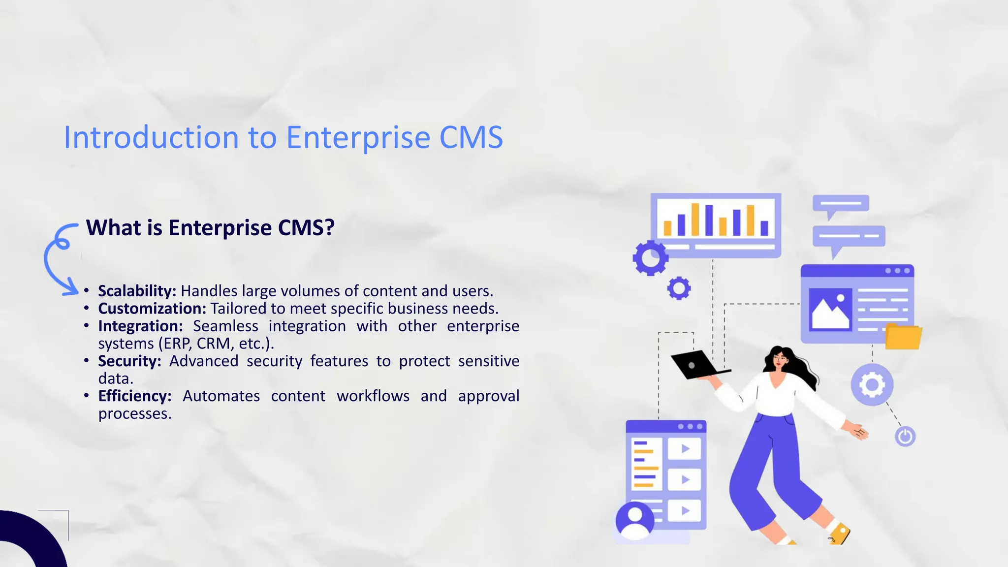 Reliable Enterprise Cms Development For Enhanced Efficiency Ppt