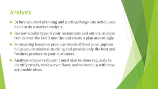 A complete guide on managing restaurant food costs | PPTX