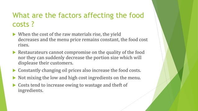 A complete guide on managing restaurant food costs | PPT