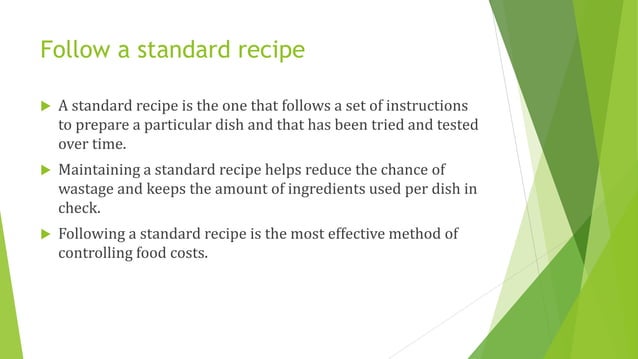 A complete guide on managing restaurant food costs | PPT