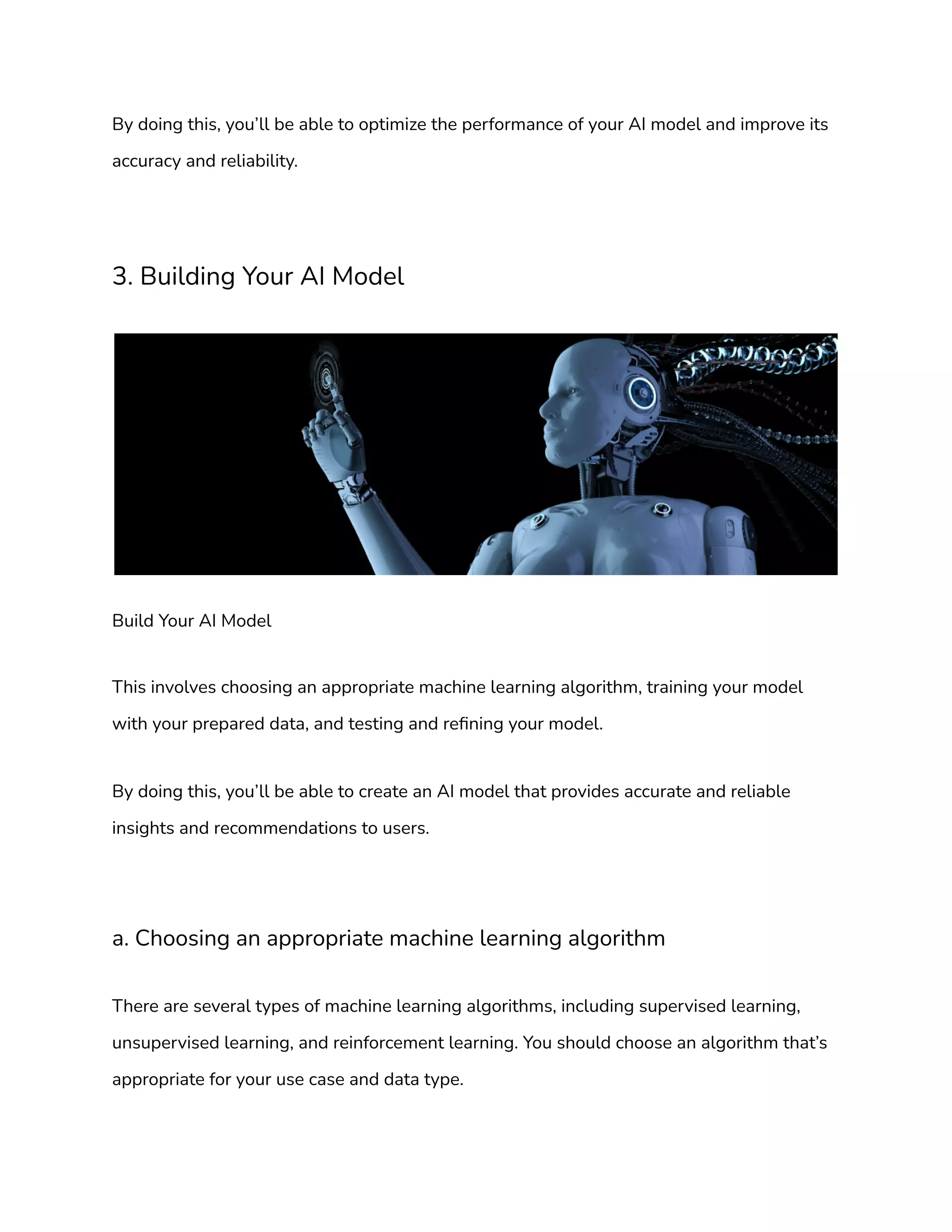 A Complete Guide on How to Create an Artificial Intelligence App | PDF