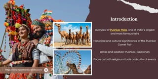 A Complete Guide On Pushkar Mela 2024. Noble House Tours | PPT