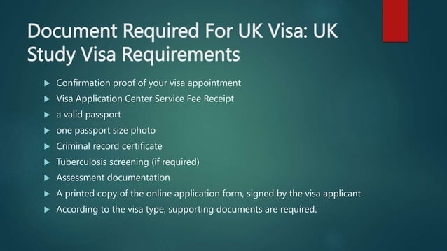 A Complete Guide On UK Study Visa Requirements.pptx