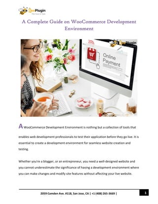 A Complete Guide on WooCommerce Development Environment | PDF