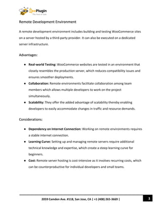 A Complete Guide on WooCommerce Development Environment | PDF