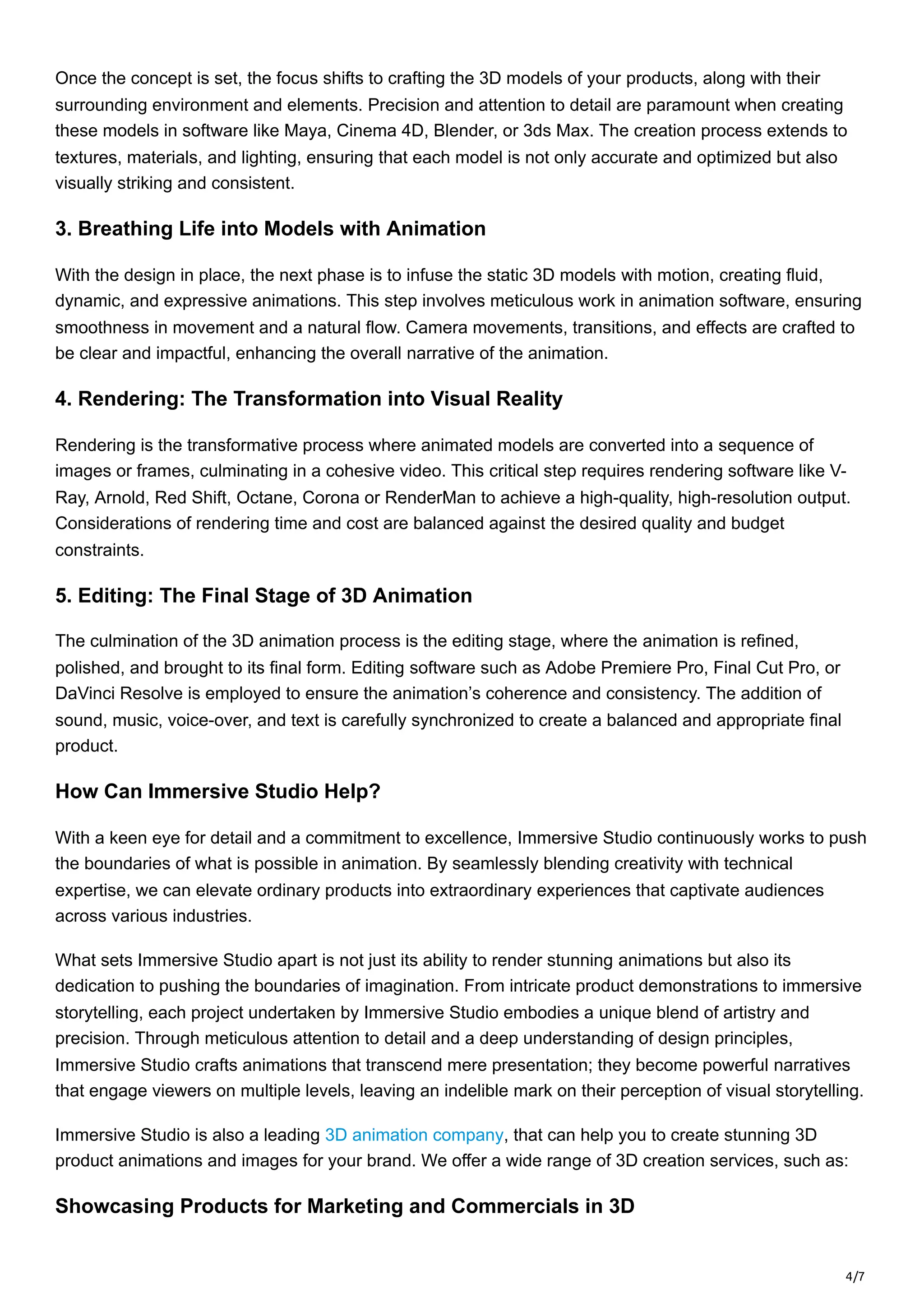 A Complete Guide to 3D Product Animation | PDF