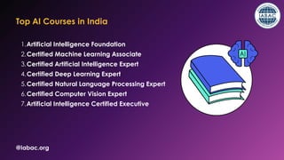 A Complete Guide to AI Courses in India for Every Learner | PDF ...