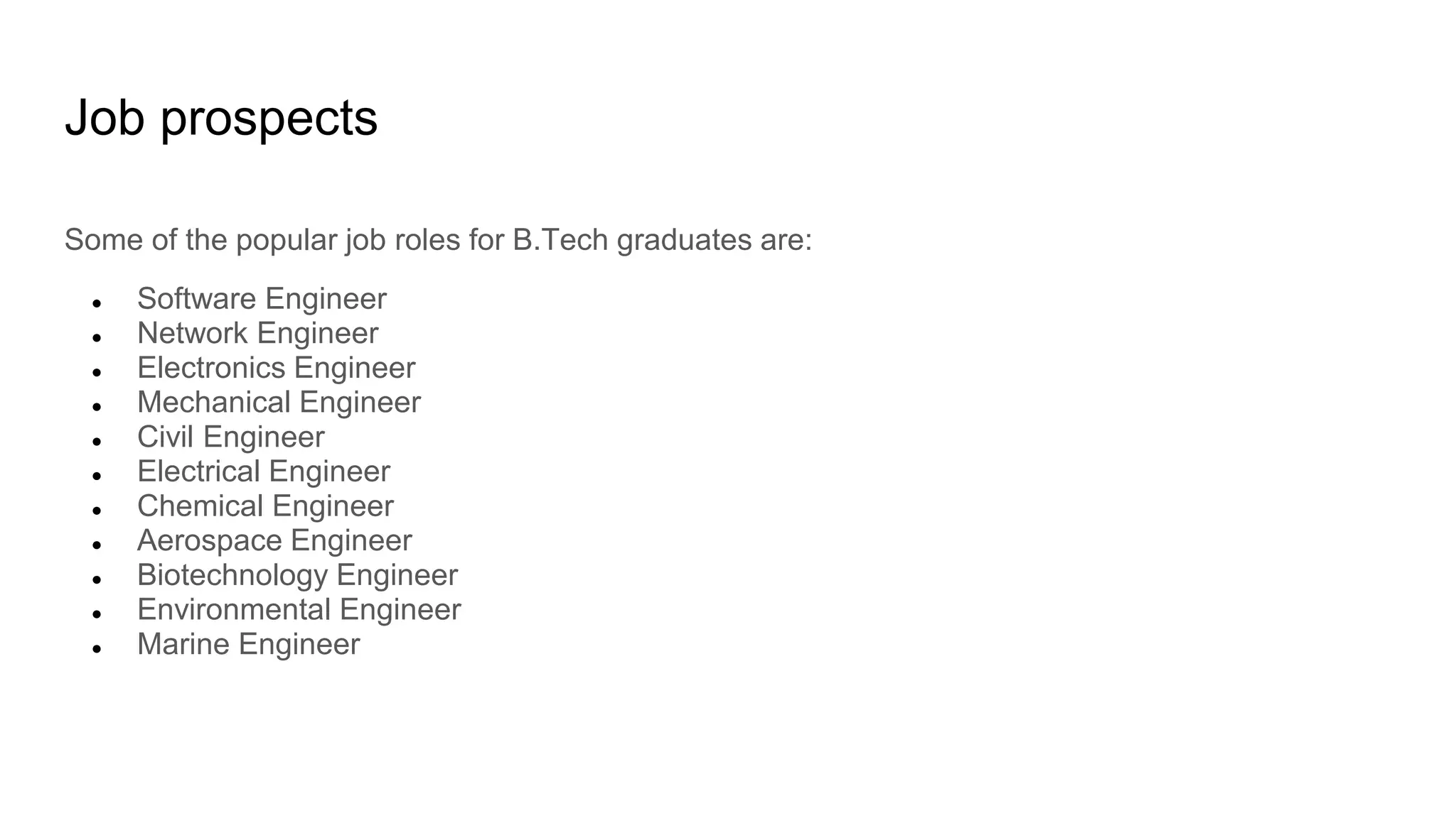 A complete guide to Btech courses | PPT