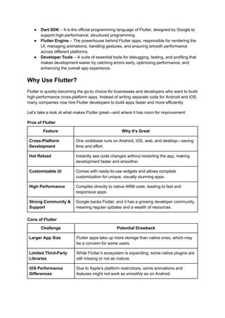 A Complete Guide to Building Your First App with Flutter | PDF