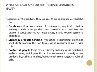 A complete guide to cold rooms & refrigeration | PDF