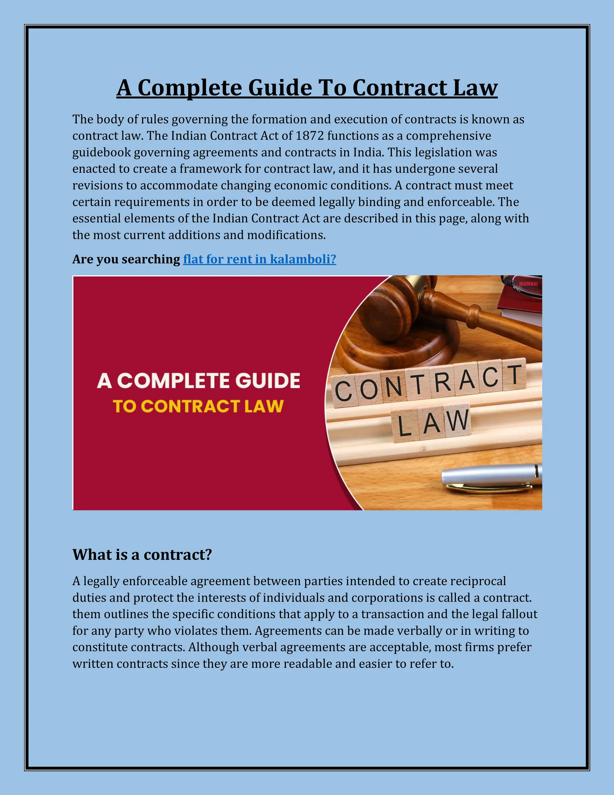 A Complete Guide To Contract Law. pdf | PDF